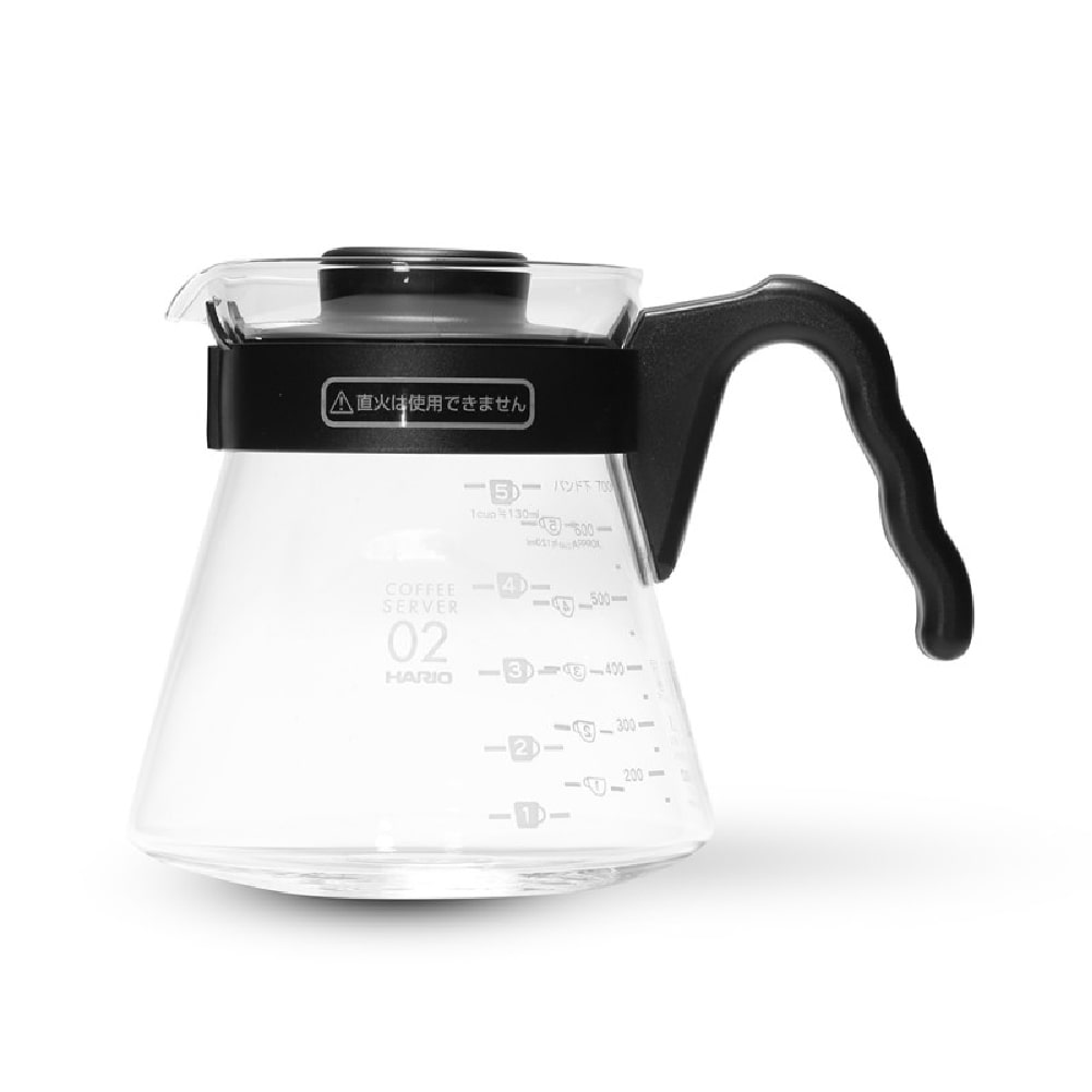 HARIO V60 COFFEE SERVER 700ML BLACK - UbruKopi