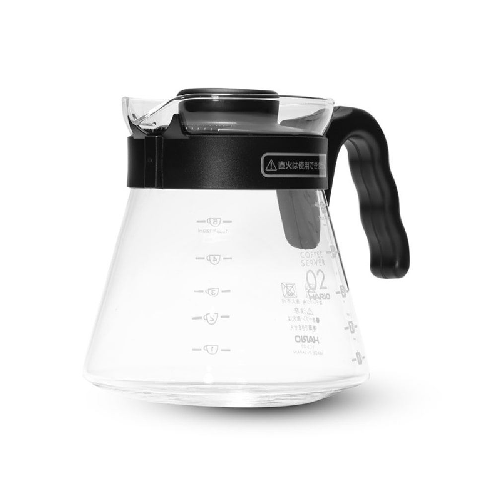 HARIO V60 COFFEE SERVER 700ML BLACK - UbruKopi