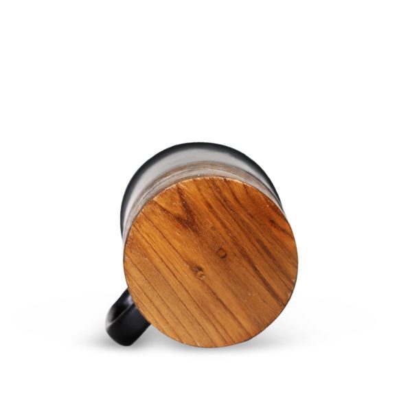 LUMOSH SLIM COFFEE MUG BLACK DOFF - UbruKopi