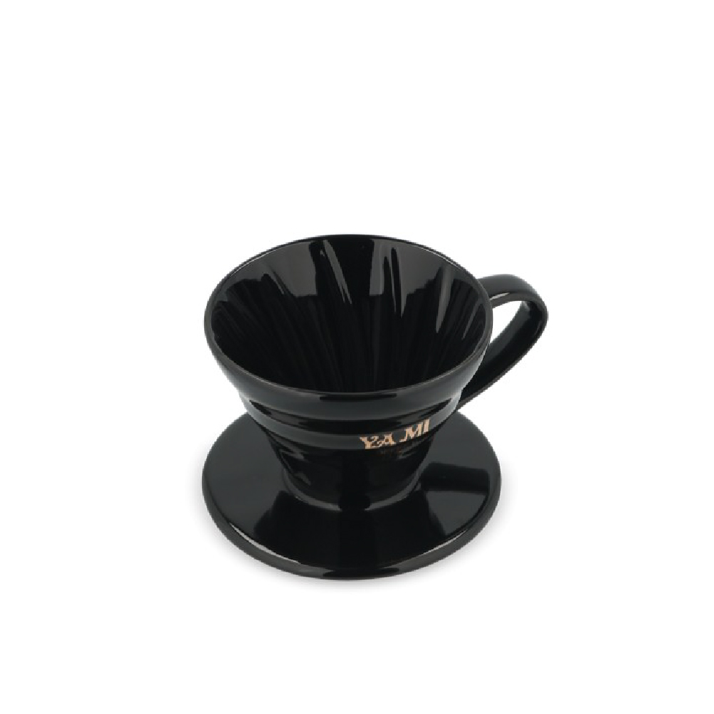 YAMI V60 CERAMIC DRIPPER BLACK V01 - UbruKopi