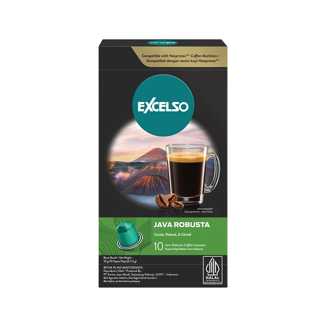 EXCELSO KOPI KAPSUL JAVA ROBUSTA - UbruKopi