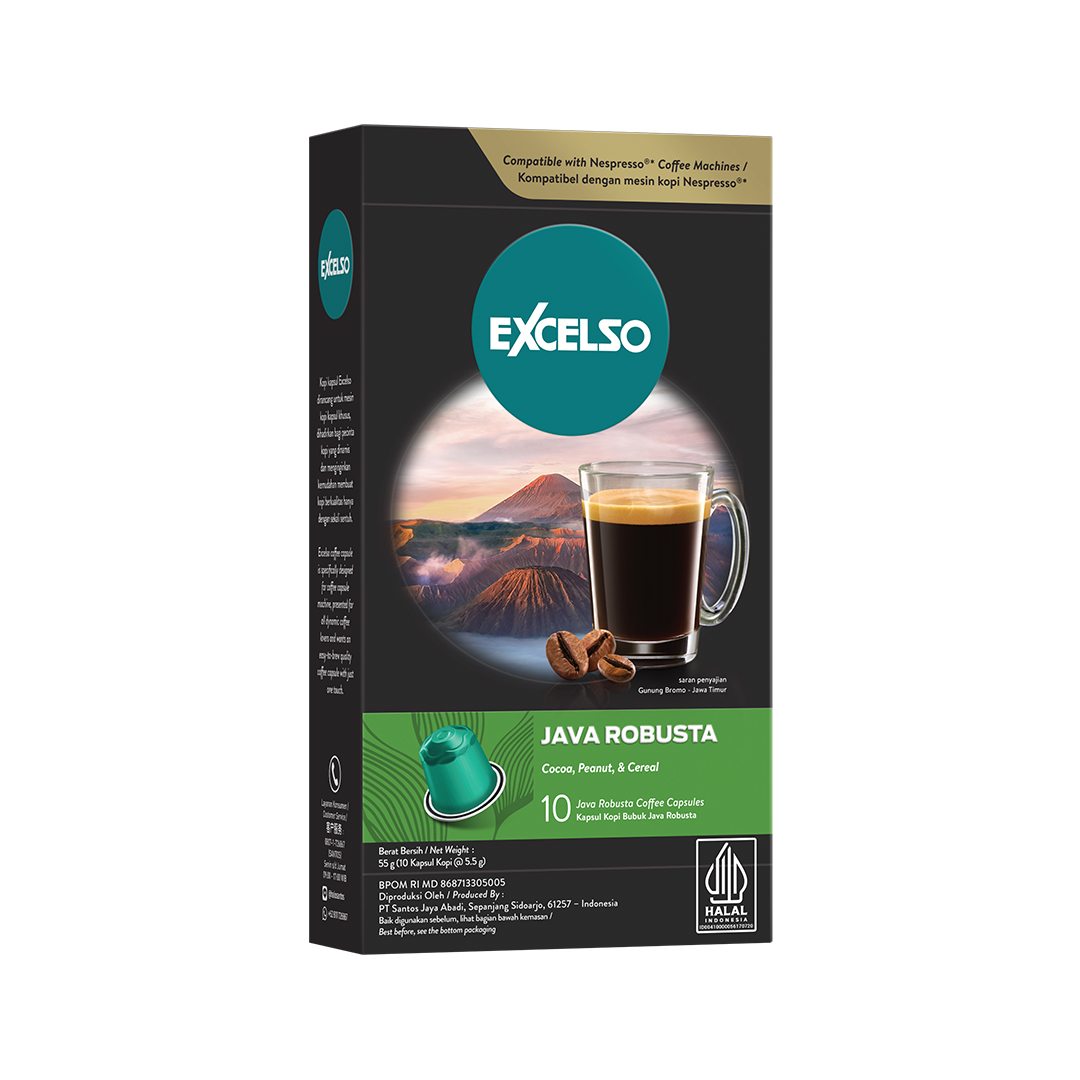 EXCELSO KOPI KAPSUL JAVA ROBUSTA - UbruKopi